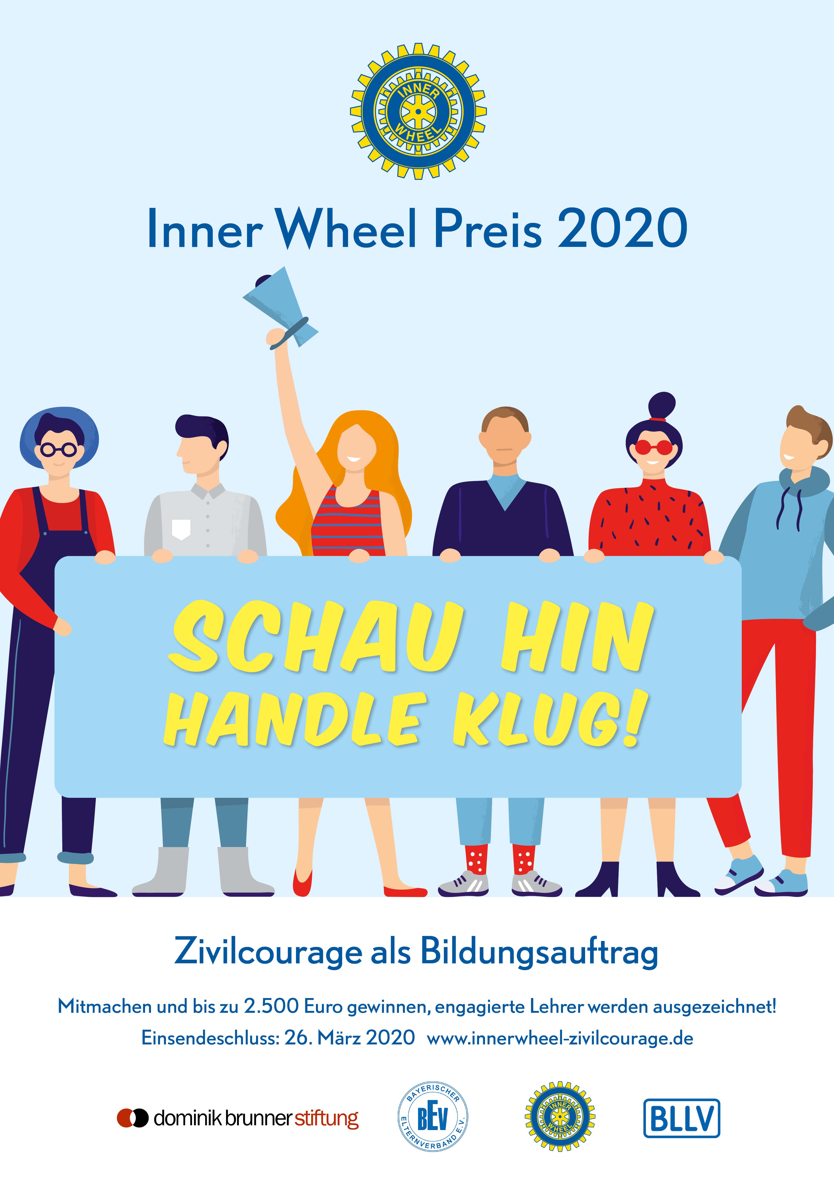 Inner Wheels Club Zivilcourage Preis 2020 - Dominik Brunner Stiftung